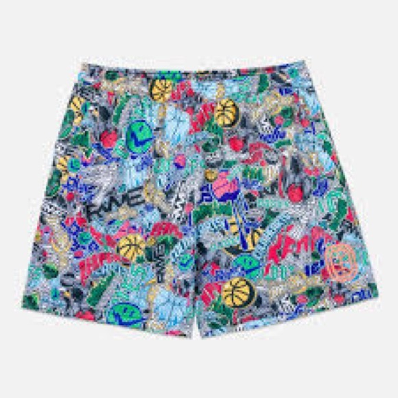 Overtime | Shorts | Overtime Ote Mash Up Shorts Small | Poshmark